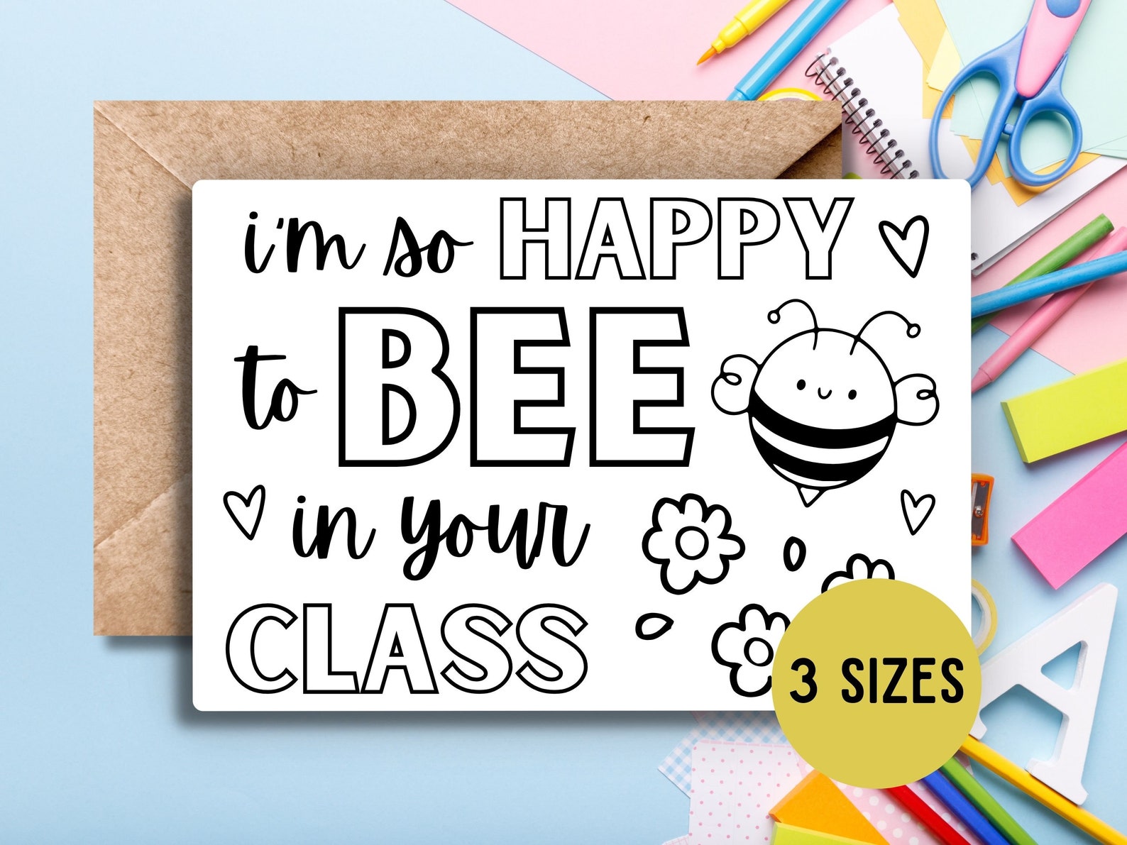 Back to School Teacher Note, Coloring Teacher Gift, Teacher ...