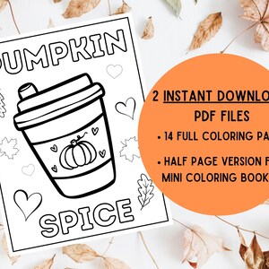 Fall Coloring Book, Autumn Coloring, October Coloring Pages, Seasons ...