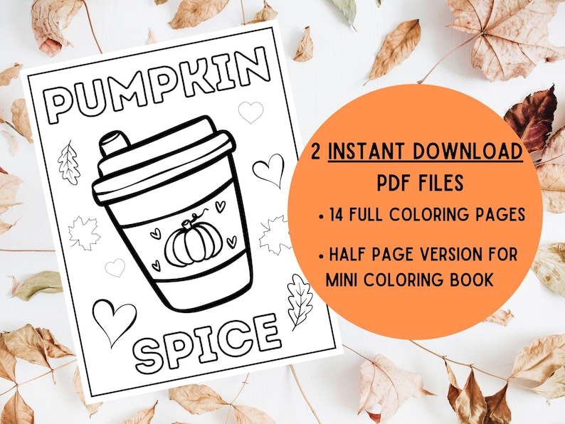 Fall Coloring Book, Autumn Coloring, October Coloring Pages, Seasons ...