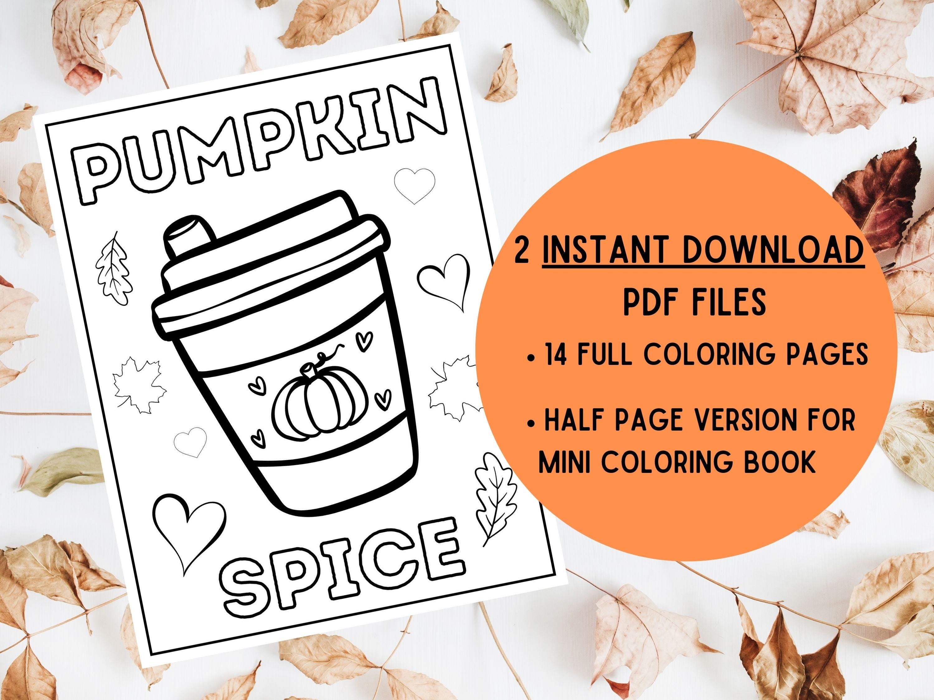 Fall Coloring Book, Autumn Coloring, October Coloring Pages, Seasons ...