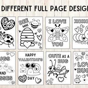 Love Bug Valentine Coloring Pages, Printable Coloring for Kids ...