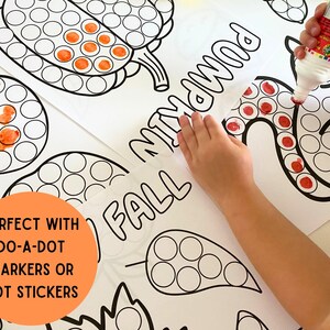 Thanksgiving Dot Marker Pages, Toddler Fine Motor Activity, Montessori ...
