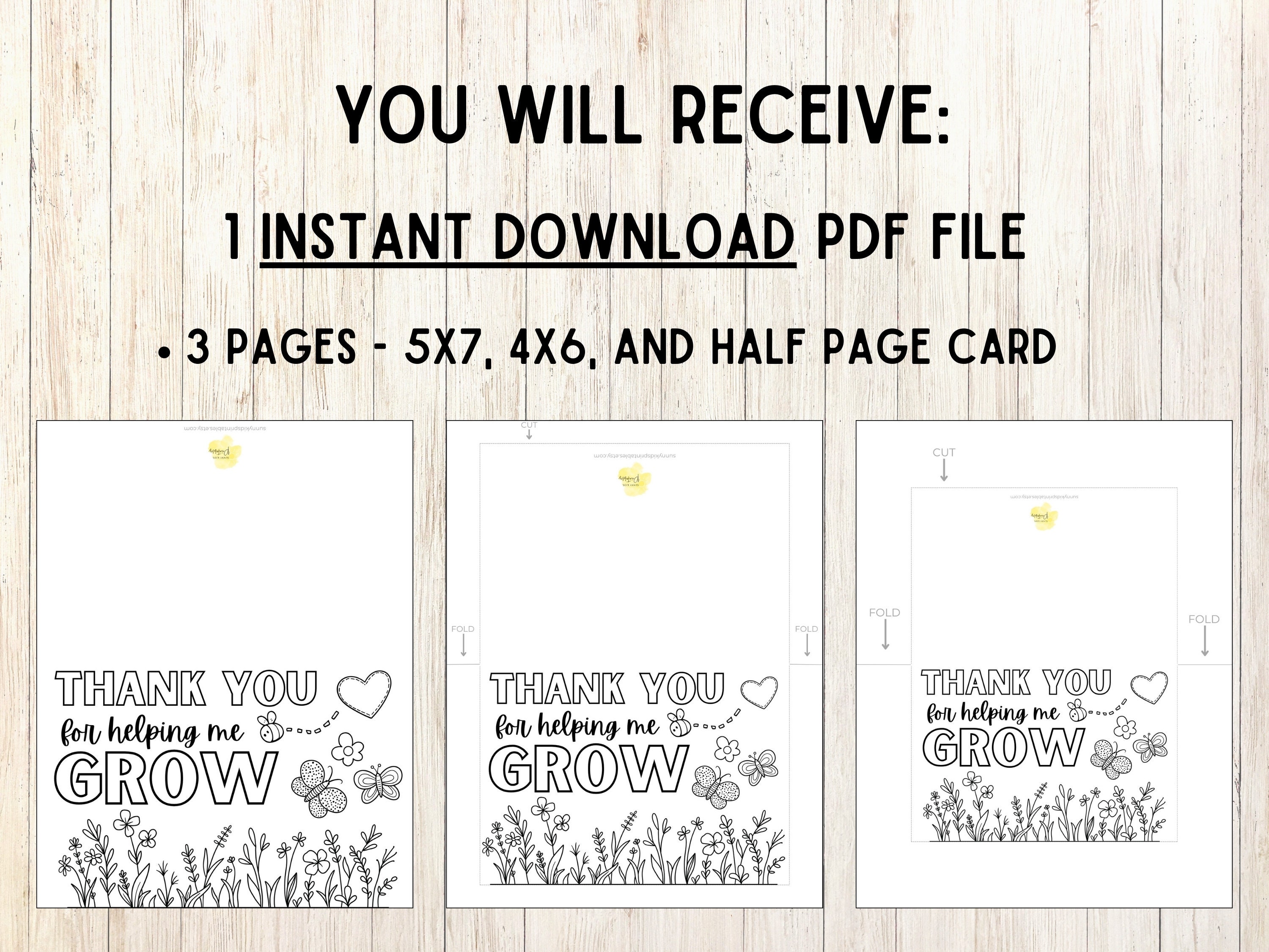 Teacher Appreciation Thank You, Teacher Coloring Card, Coloring Teacher ...