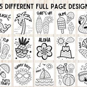 Summer Dot Marker Pages, Do a Dot Coloring Activity, Toddler Summer ...