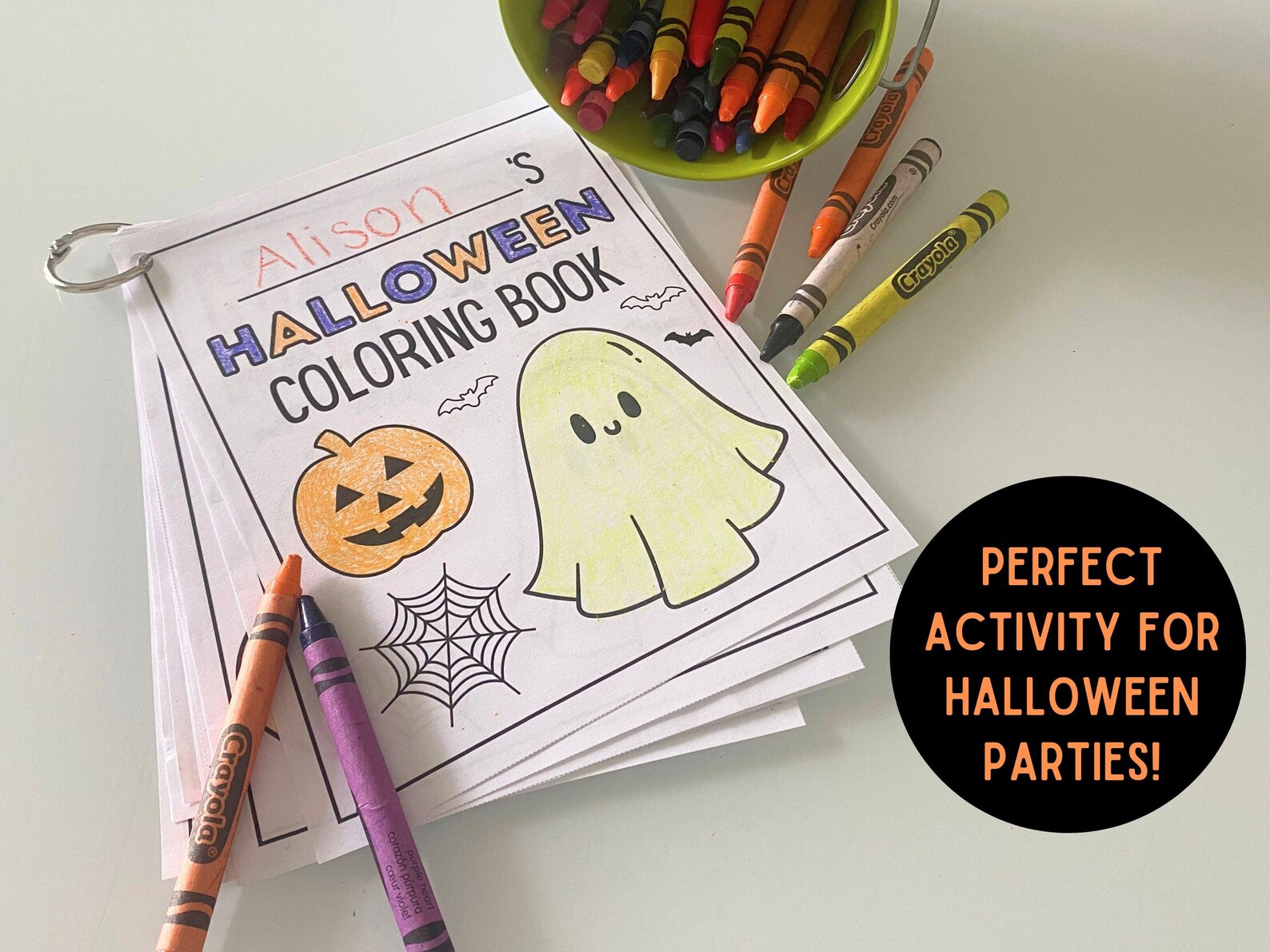 Halloween Coloring Book, Trick or Treat Coloring, October Coloring ...
