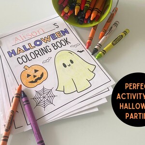 Halloween Coloring Book, Trick or Treat Coloring, October Coloring ...