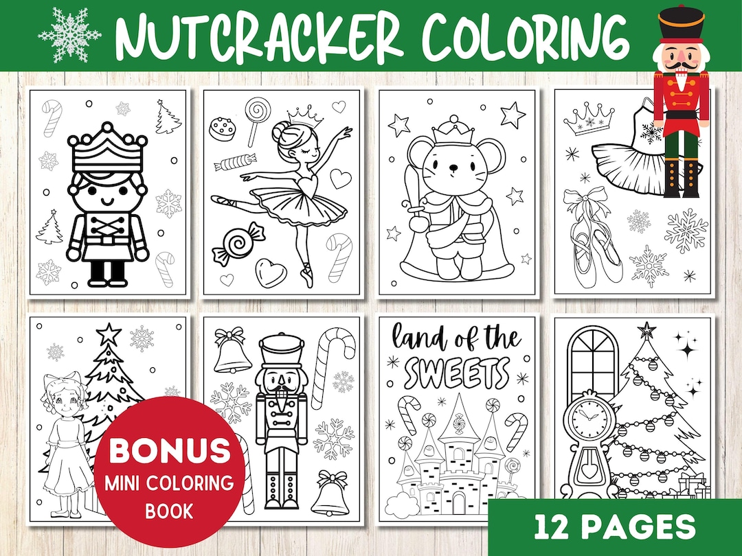 Nutcracker Coloring Pages, Nutcracker Activity, Ballet Coloring ...