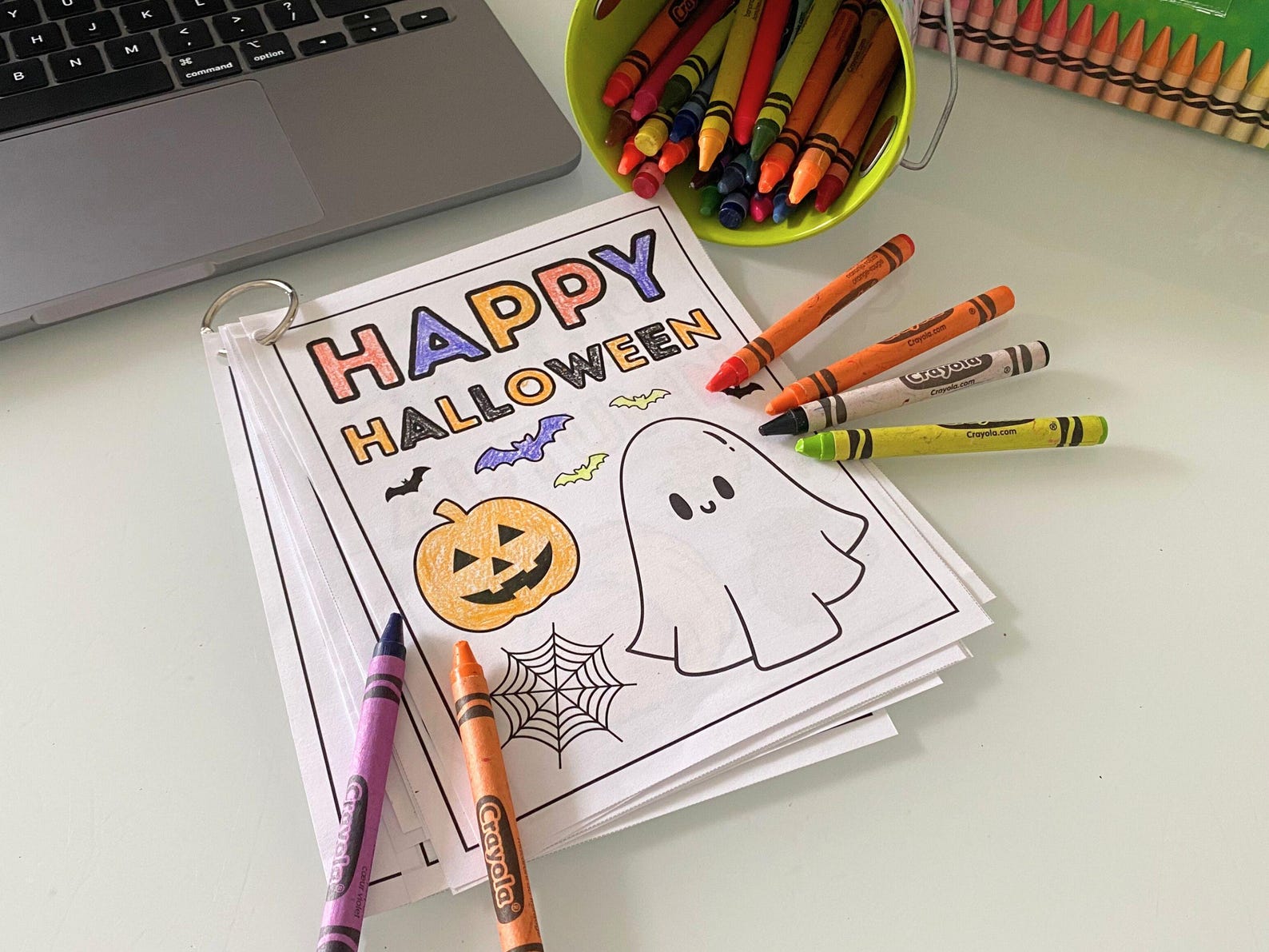 Halloween Coloring Pages, Spooky Coloring, Halloween Party Coloring ...