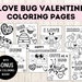 Love Bug Valentine Coloring Pages, Printable Coloring for Kids ...