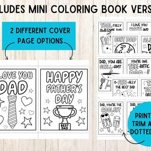 Father's Day Coloring, Coloring Gift for Dad, Preschool Father's Day ...