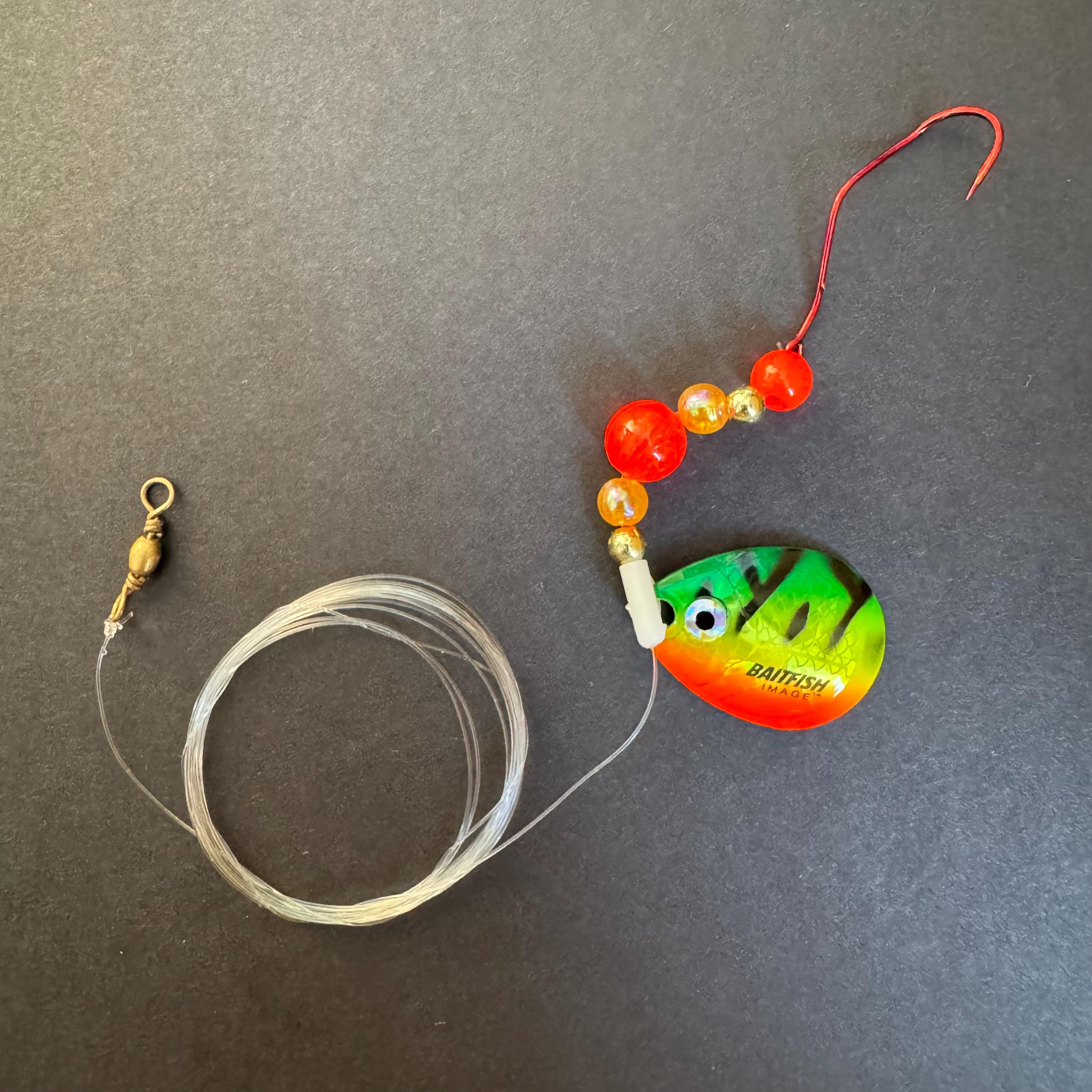 Fishing Lure Worm Harness Bottom Bouncing Walleye Pike Spinning Rig ...