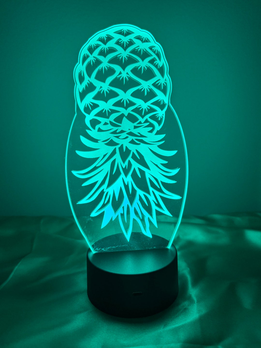 Upside Down Pineapple Led Light - Etsy