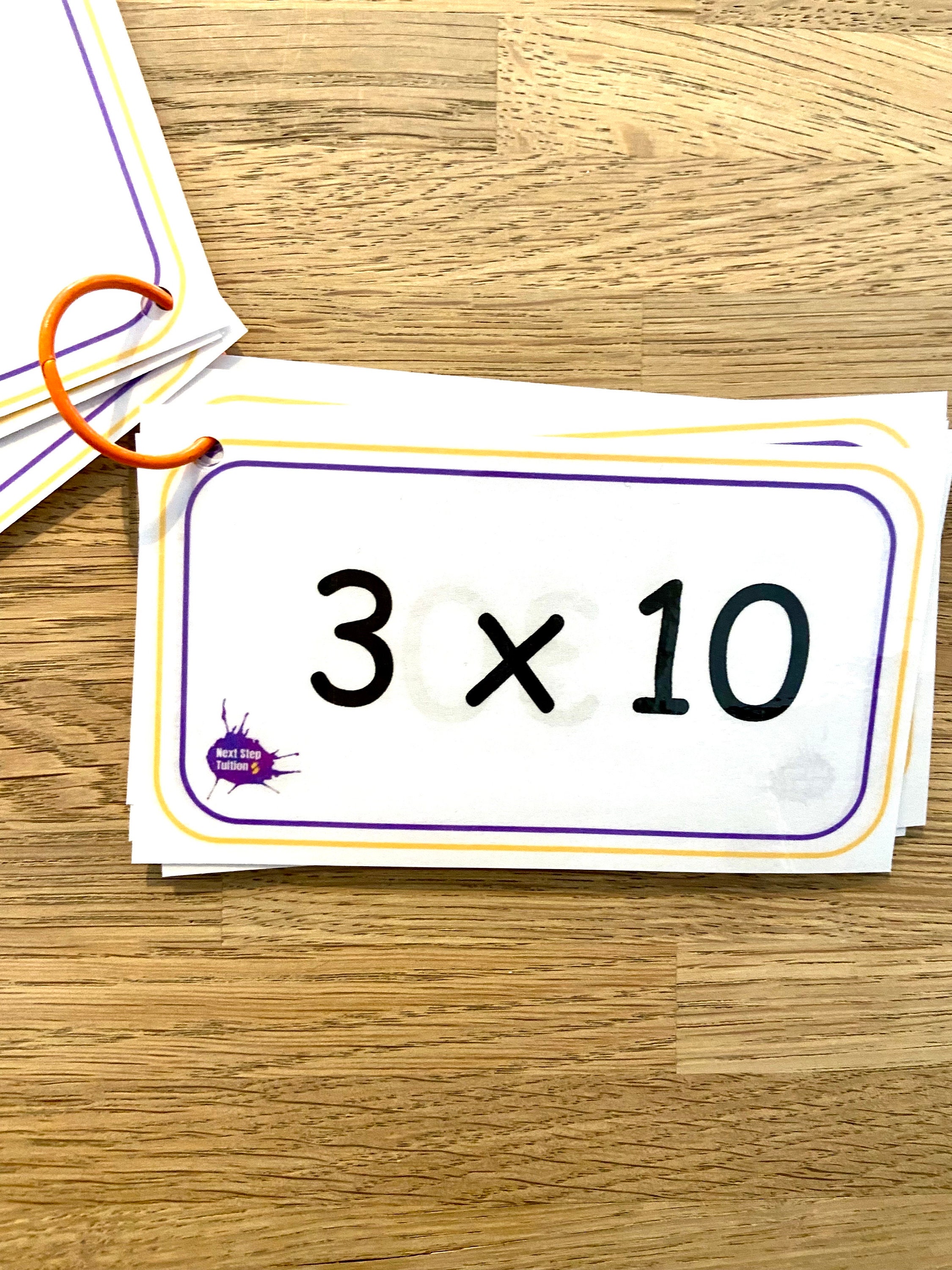 My Little 10 Times Tables Flashcard Pack - Etsy