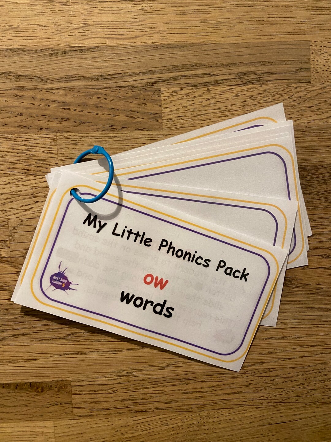 My Little Ow Words Phonics Pack - Etsy