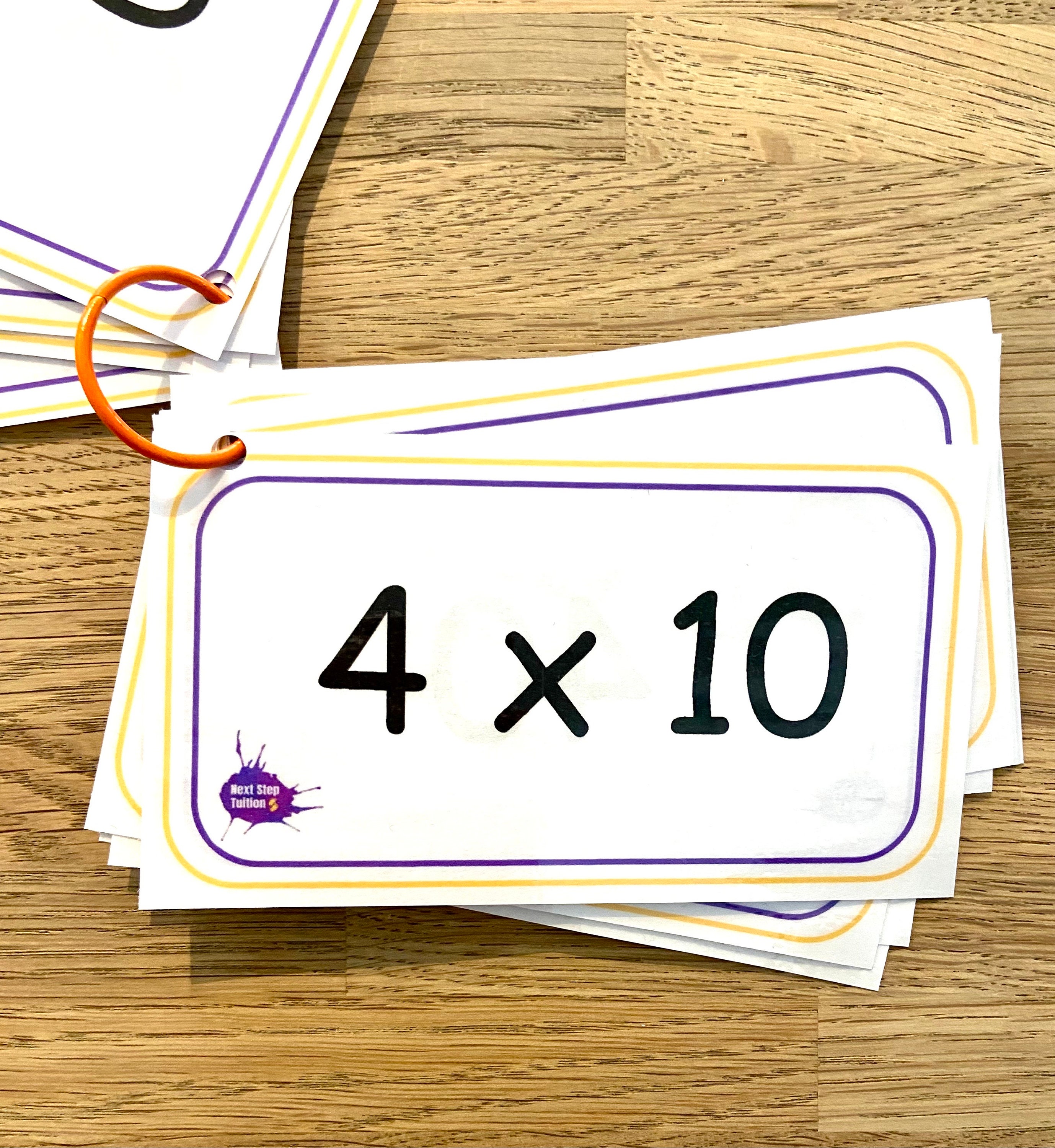 My Little 10 Times Tables Flashcard Pack - Etsy