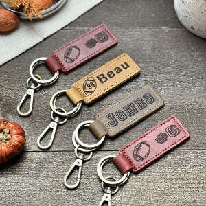Custom Football Keychain: Personalized Team Gifts With Engraving, Ideal ...