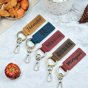 Custom University Logo Leather Keychain - Personalized College Keychain ...