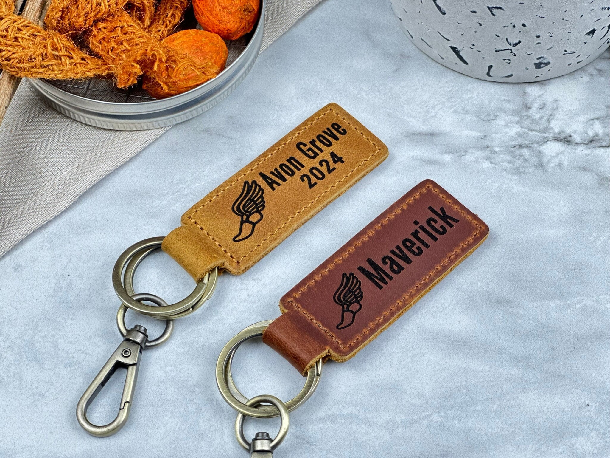 Track and Field Personalized Keychain / Keyring / Bag Tag / Name Tag ...