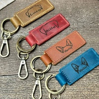 Dog Keychain - Etsy
