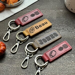 Custom Football Keychain: Personalized Team Gifts With Engraving, Ideal ...
