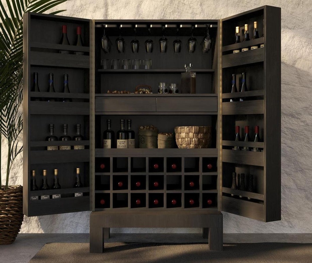 Flamboyant Great Bar Cabinet Wood Bar Cabinet Modern Cabinet wood Bar ...