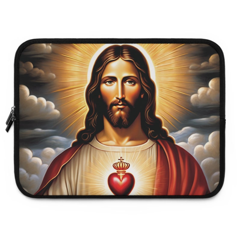 Sacred Heart of Jesus Laptop Sleeve - Etsy