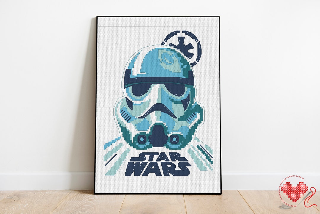 Stormtrooper Cross Stitch Pattern, Xstitch Chart, PDF Instant Download ...
