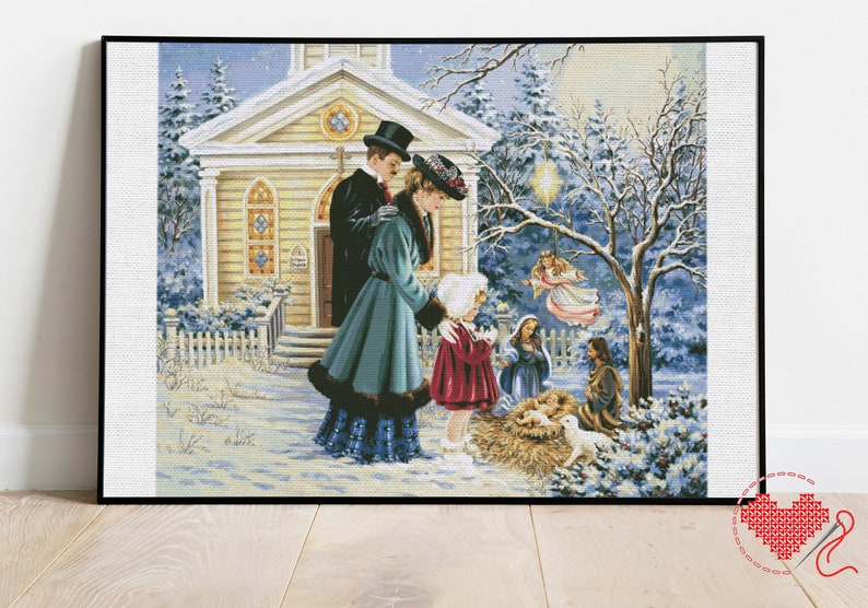 Nativity Scenes or Births Cross Stitch Pattern, Xstitch Chart, PDF ...