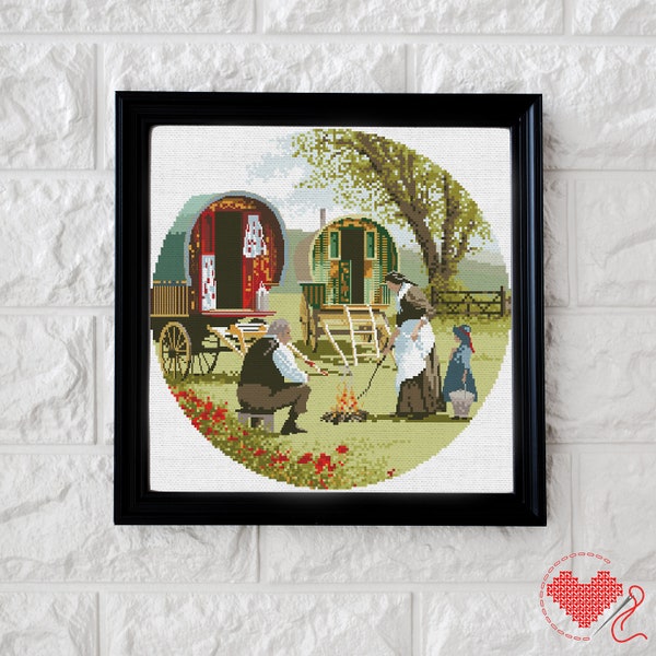Cross Stitch Pattern Gypsy - Etsy