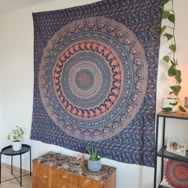 Mandala Tapestry - Etsy