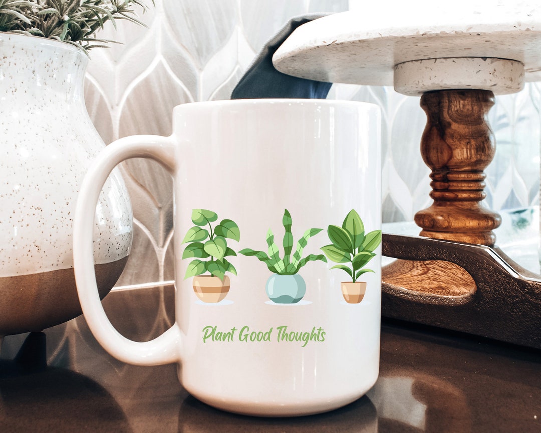 Mug 15oz, Plant Lover Mug, Gift for Plant Lover, Houseplant Mug, Plant ...