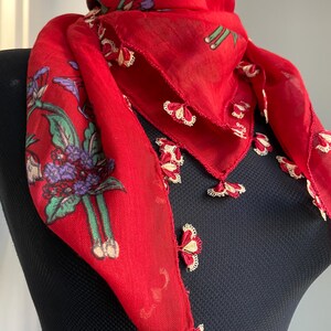 Vintage Traditional Turkish Scarf, Cotton Turkish Scarf, Scarf With ...