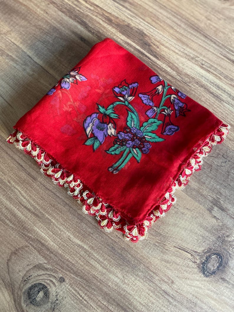 Vintage Traditional Turkish Scarf, Cotton Turkish Scarf, Scarf With ...