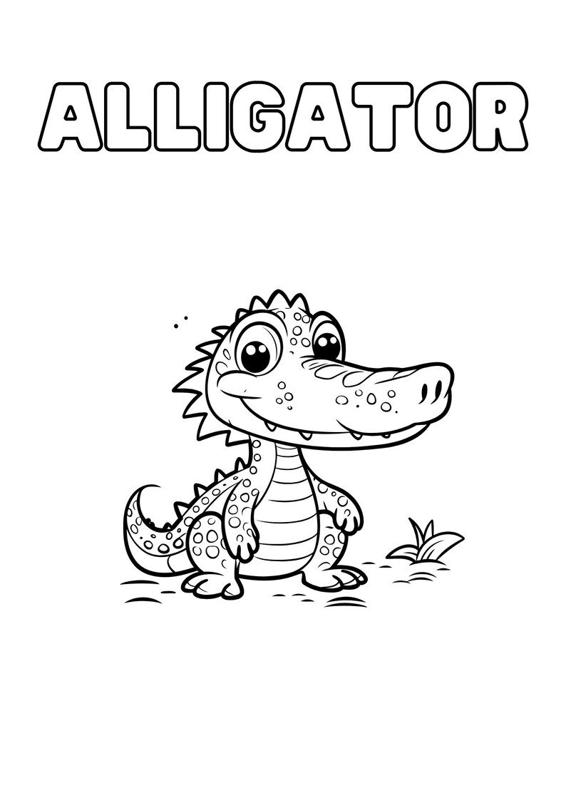 Alphabet A-Z Animal Colouring Book for Children/home Education/early ...