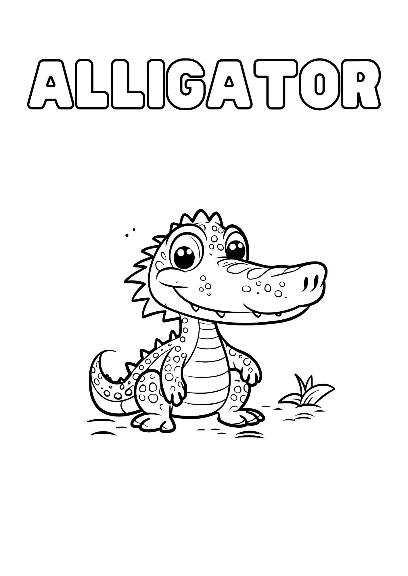 Alphabet A-Z Animal Colouring Book for Children/home Education/early ...