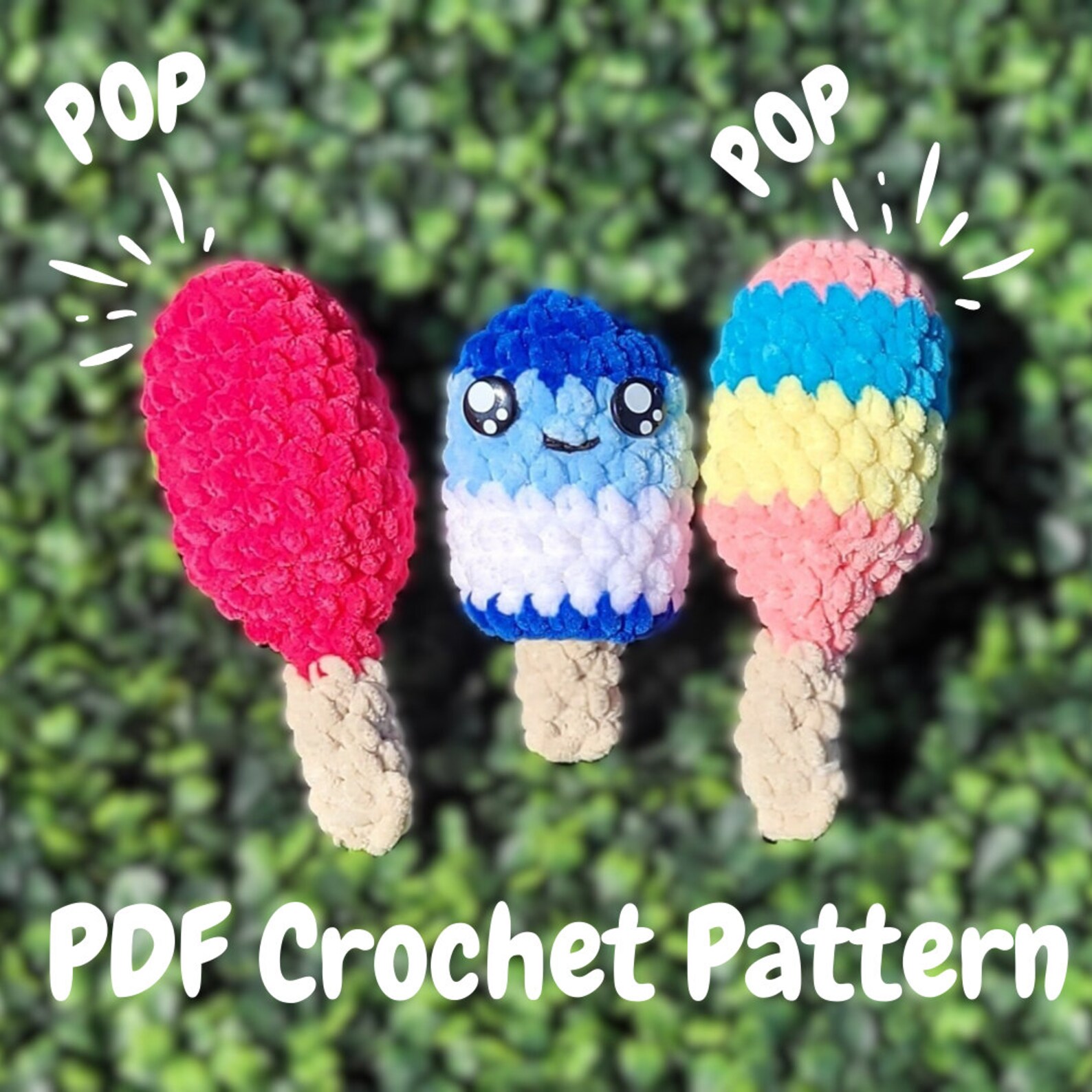 Classic Pop-sicle Crochet Pattern - Etsy