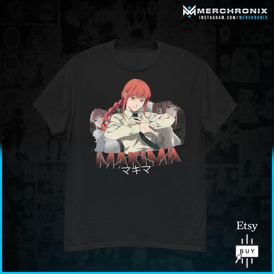 T-shirt Anime Chainsawman - Makima - Etsy