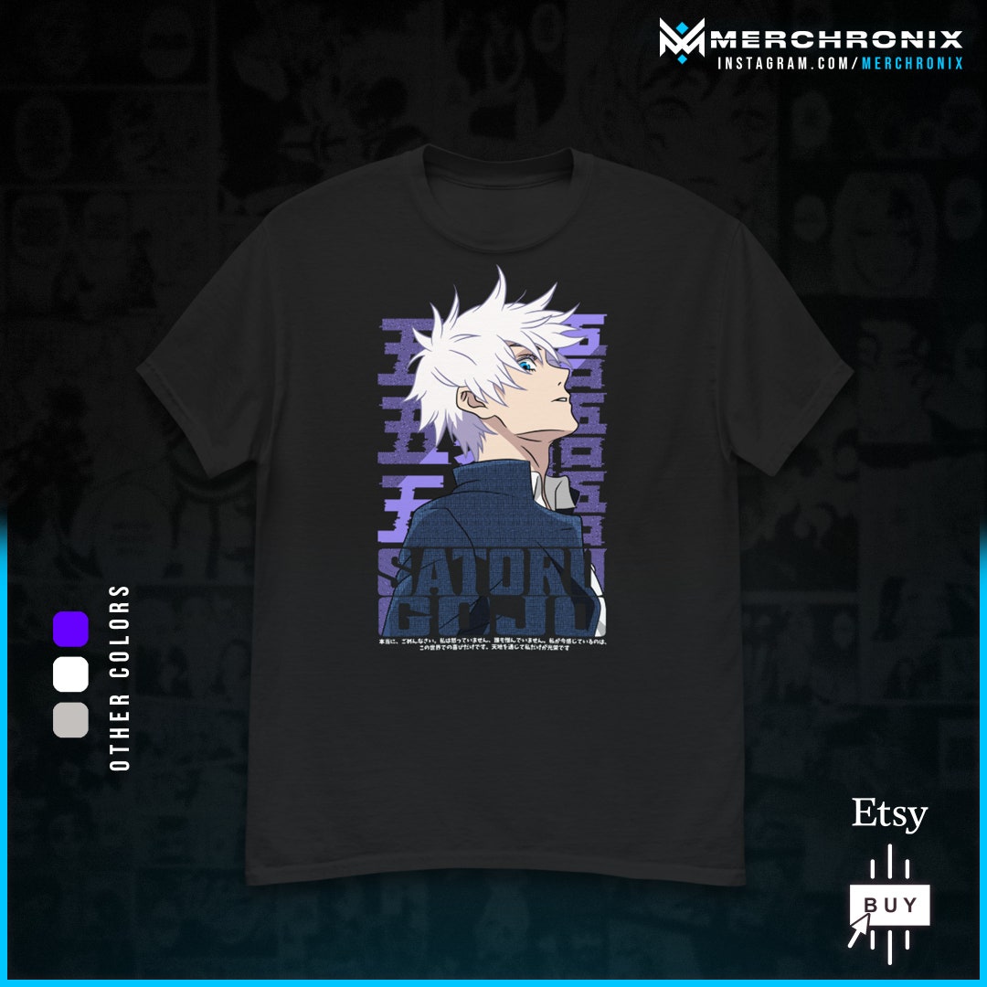 T-shirt Anime Jujutsu Kaisen - Satoru Gojo - Etsy