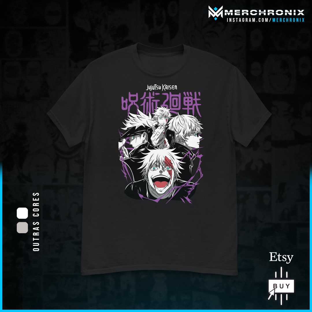 T-shirt Anime Jujutsu Kaisen - Satoru Gojo - Etsy