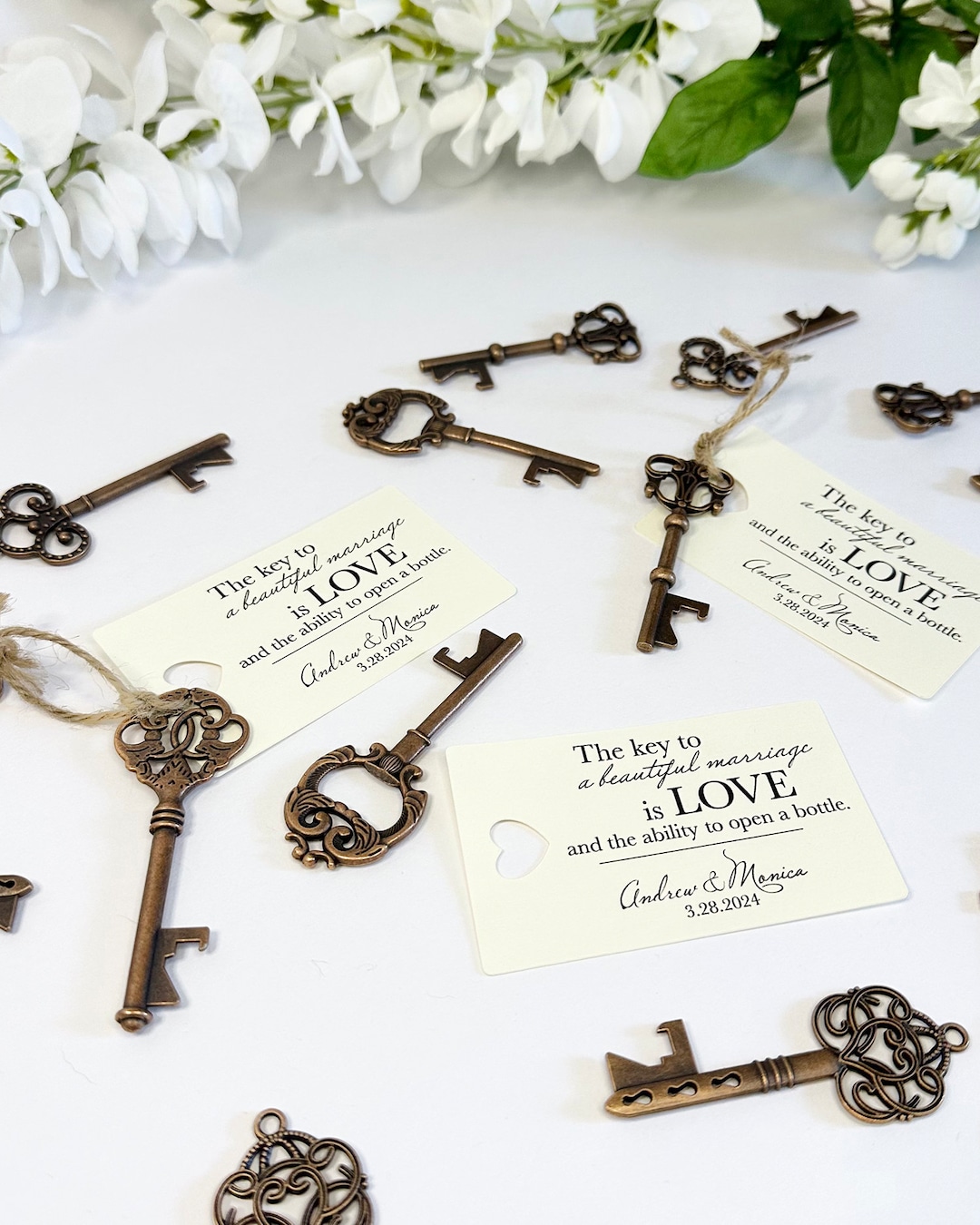 Customizable Vintage Key Bottle Opener Wedding Favors - Etsy