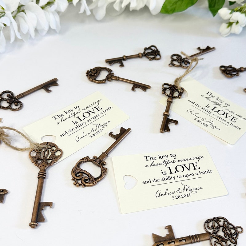 Wedding Favor Keys - Etsy