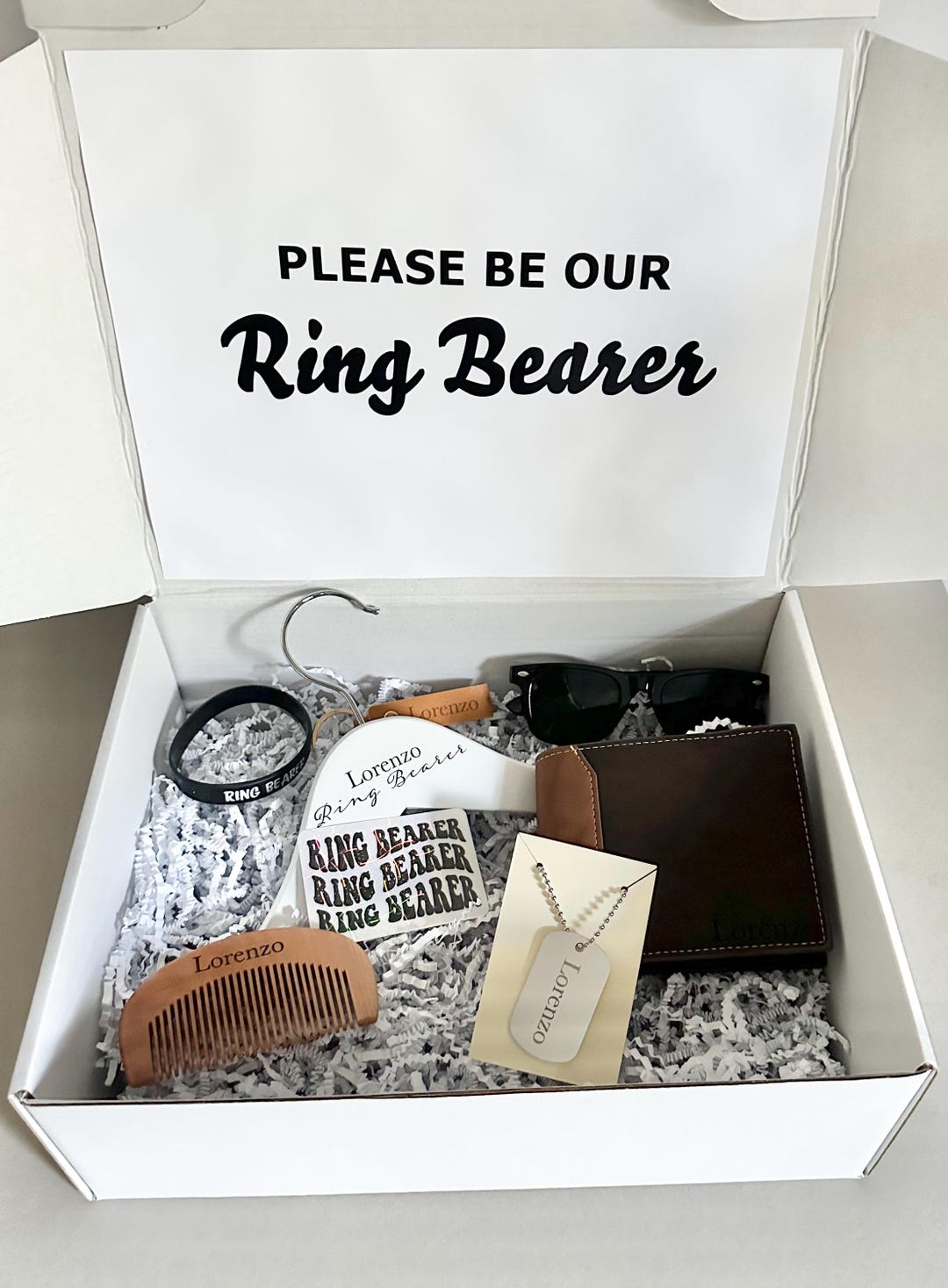 Ring Bearer Proposal Box Personalized Invitation Memorable Gift ...