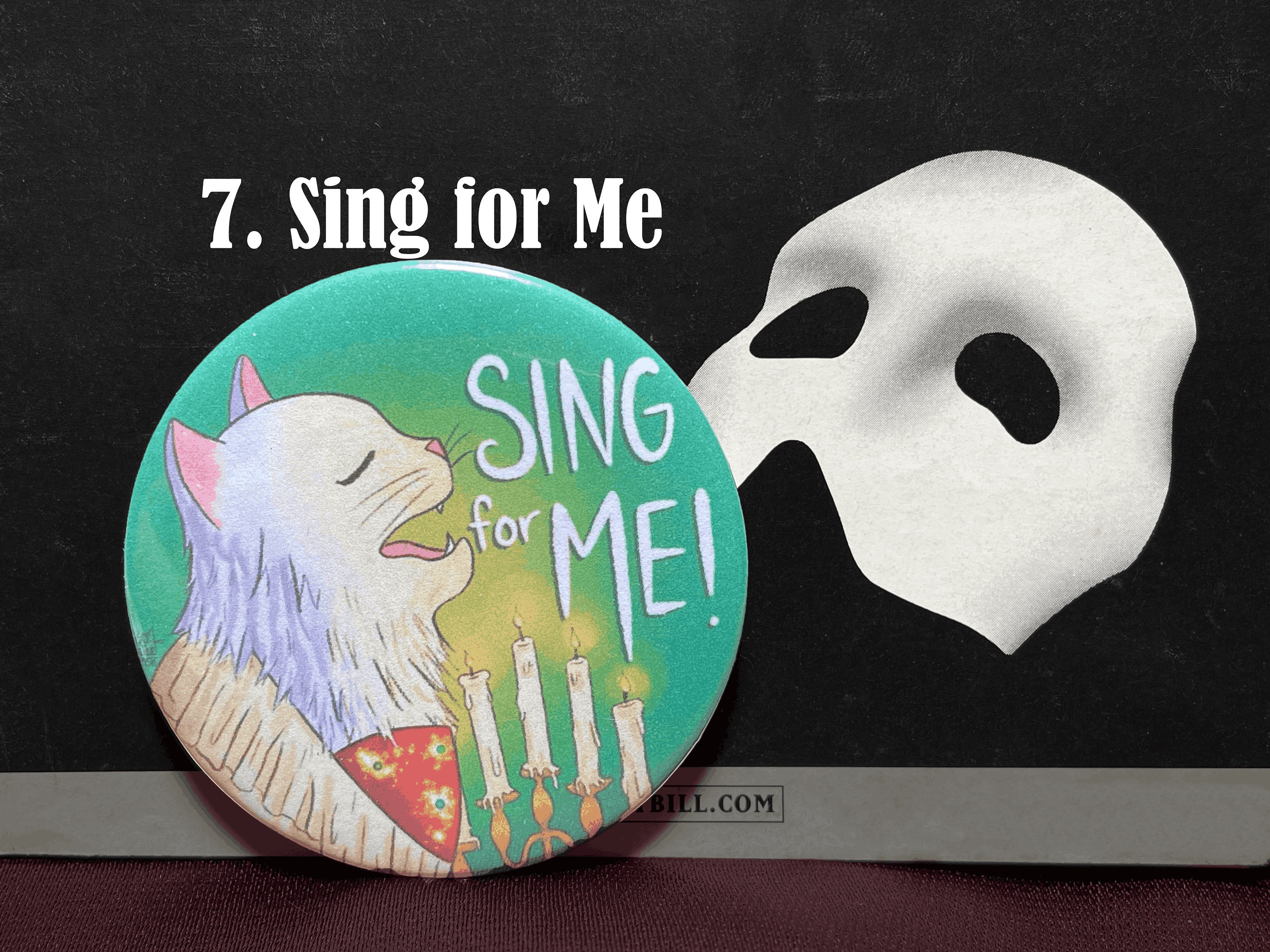 Cat and Broadway-inspired Button (meowsicals) - Etsy