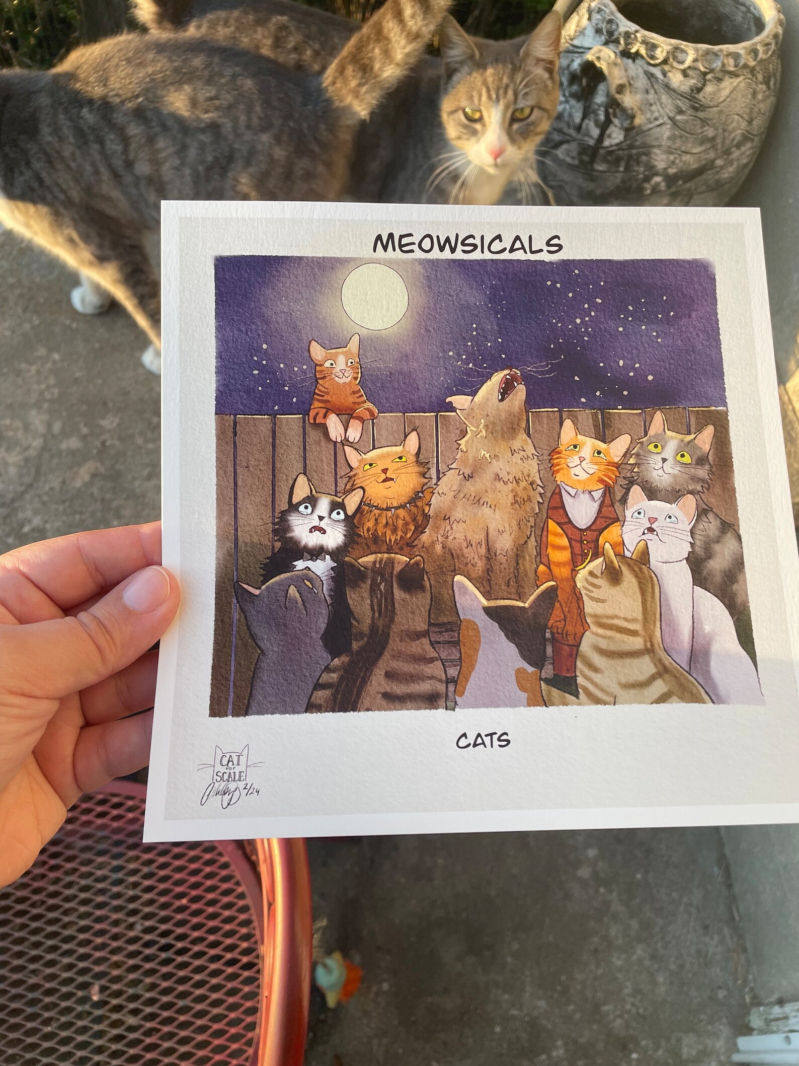 Cats Art Print (meowsicals) - Inspired by the Musical Cats - Etsy