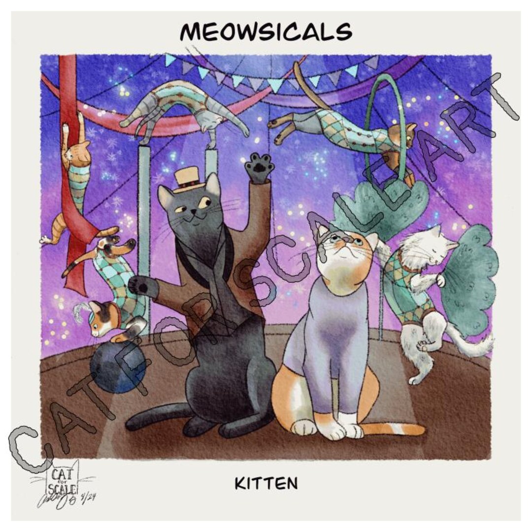 Kitten (meowsicals) - Etsy
