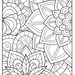 Mandalas Mindful Patterns Relaxing Adult & Teens Coloring Book: 50 ...