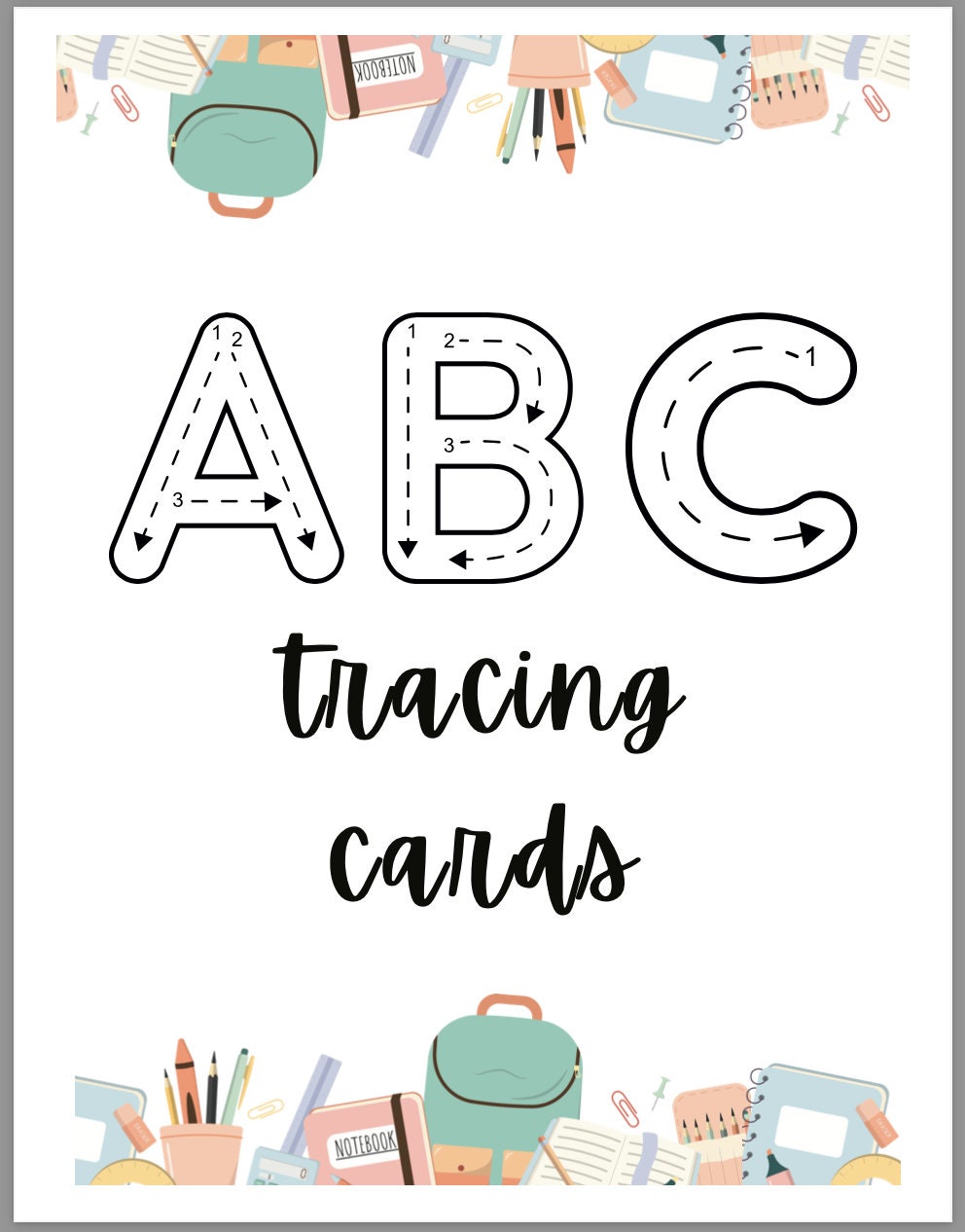 Kids Abc,colour,trace Fun Colouring Early Learning Book: Letters ...