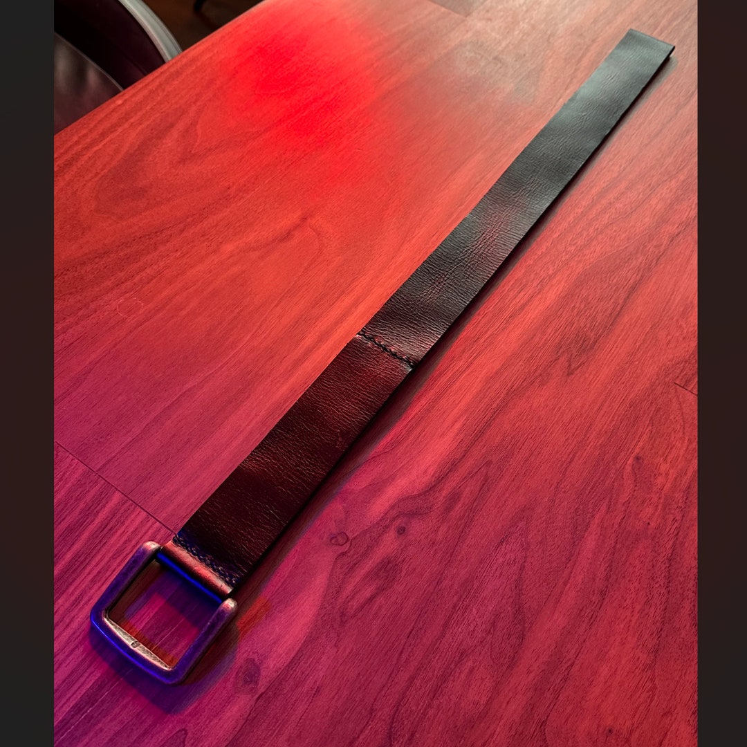 Leather Spanking Strap Etsy