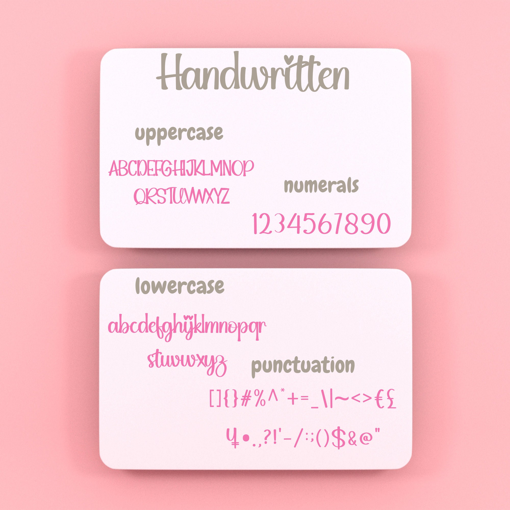 Goodnotes Fonts Cricut Fonts Canva Fonts Neat Handwriting Font ...