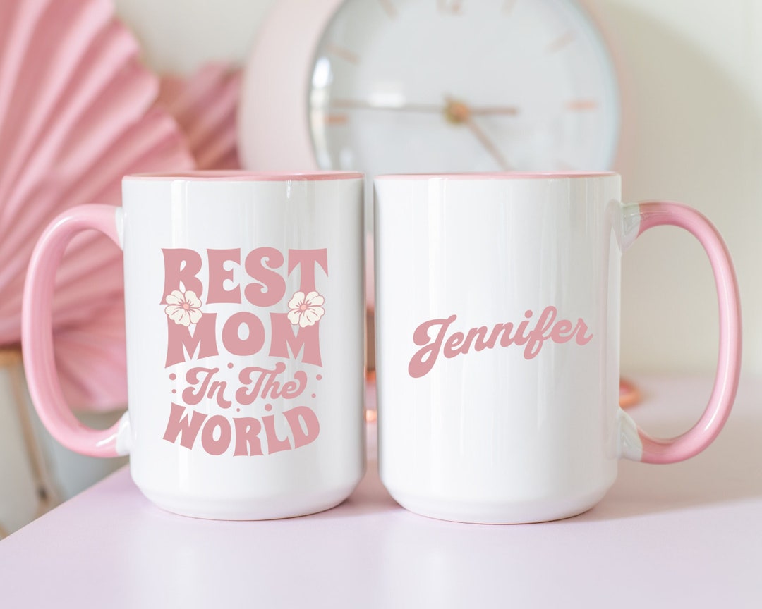 Best Mom in the World Mug, Personalized Mug for Mom, Mothers Day Gifts ...